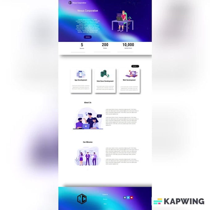 Create a professional and responsive website design for you by ...