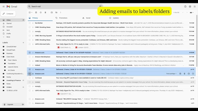 Organize and manage your email inbox by Rhvirtualpro | Fiverr