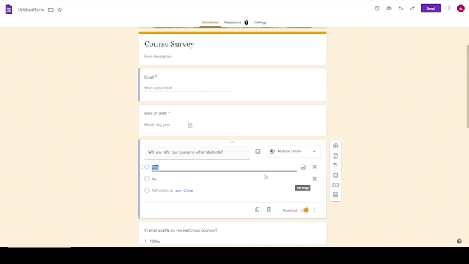 Create professional google form by Thiseras | Fiverr