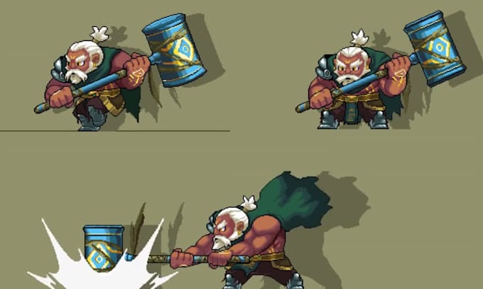 Dessin pixel art, pixel art de jeu, pixel art animation 2d sprite sheet ...