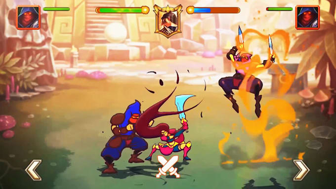 2d game character animation, idle, walk, jump, run, spawn, attack ...