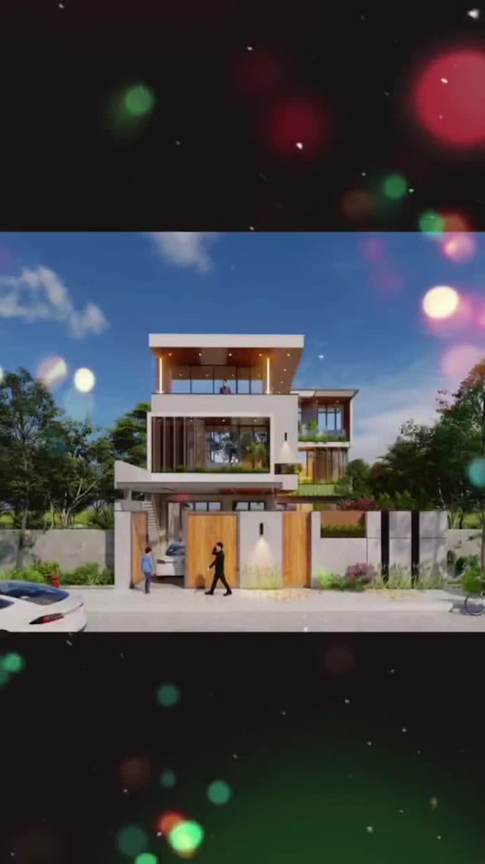 House design, 3d rendering modeling by Archtrngct | Fiverr