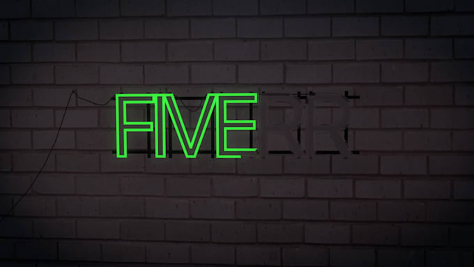 Create a 10 letters 3d neon sign by Abrahamcader2 | Fiverr