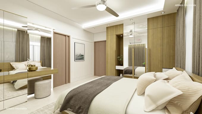 Do realistic 3d model, rendering using vray for residences by Thoughtbyarnika | Fiverr