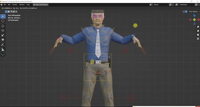 Rig your 3d character in blender by Kapilsharma3d | Fiverr