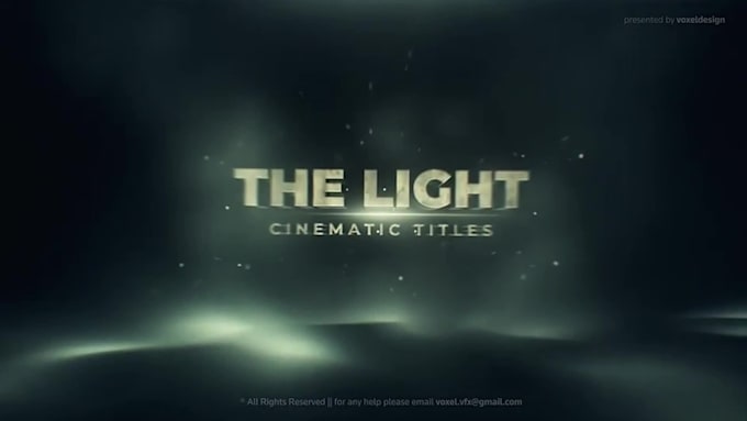 Create an epic cinematic trailer, intro, titles animation by ...