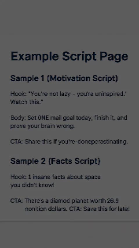Write instagram reel and youtube shorts scripts with captions fast by Ojas_popli | Fiverr