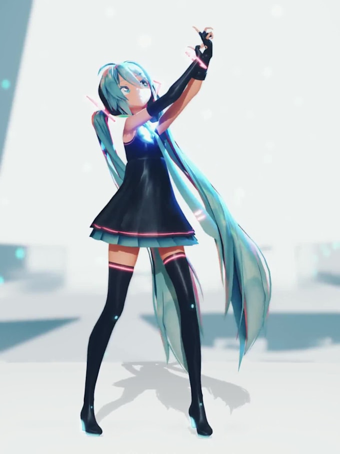 Render a beautiful mmd video for you by Emudea | Fiverr
