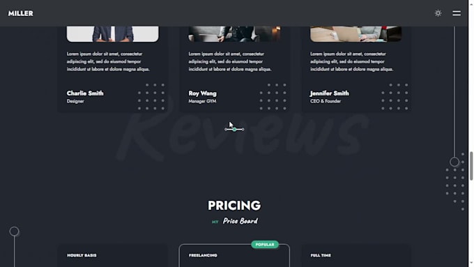 Create A Full Responsive Portfolio With Reactjs Html Css Mui By 5125