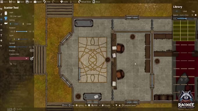 Create a battlemap for your dnd, pf2e or any ttrpg adventure by Racooze ...