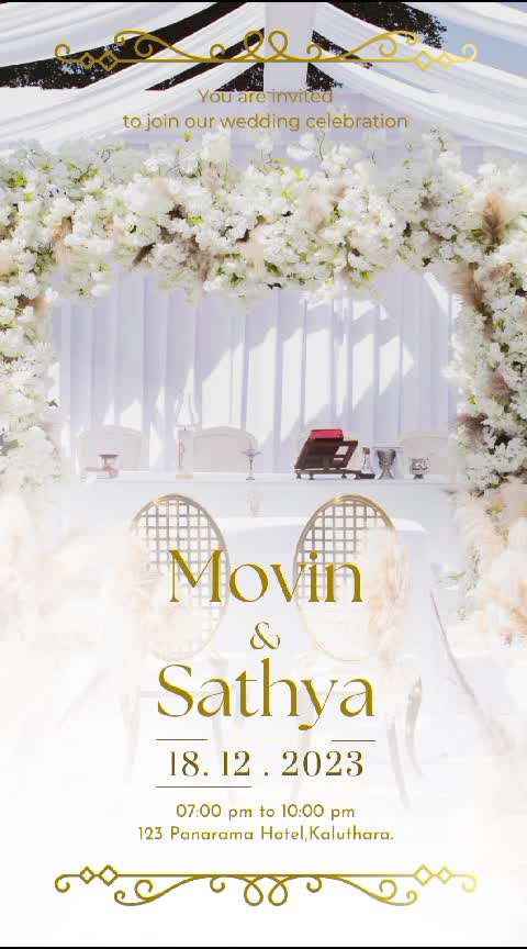 Design the most beautiful wedding invitation by Movinvindula | Fiverr