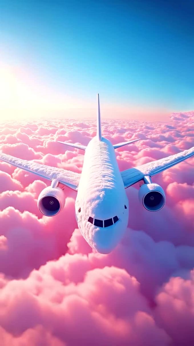 Render hd 8k 3d aircraft animation, 3d airplane model, aerospace, 3d ...