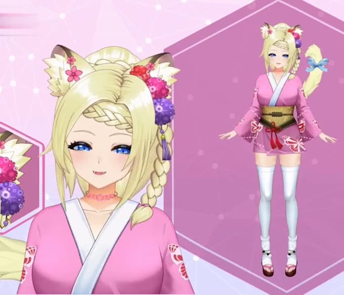 Draw and rig live2d vtuber model, 2d vtuber model, 2d vtuber rigging by ...