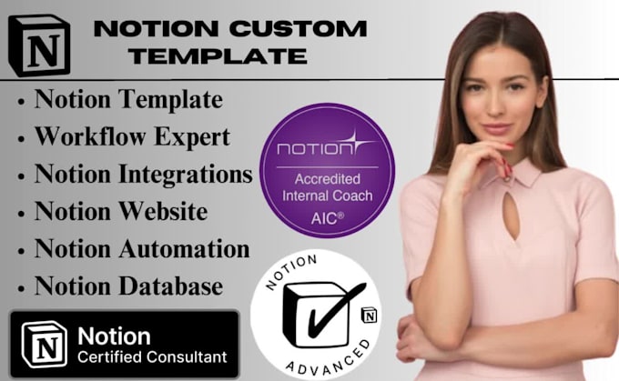 Build a fully personalized notion template for you by Ogdolapo | Fiverr