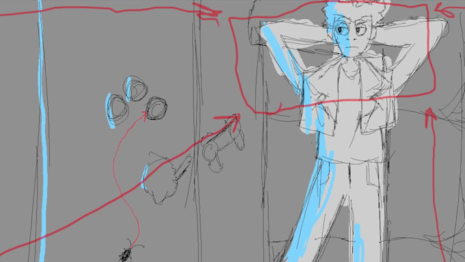 Make an awesome storyboard animatic for film an animation by ...