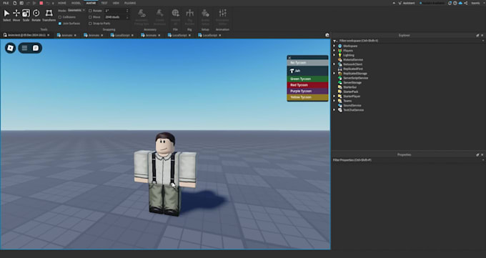 Create a complete roblox game, script roblox game, roblox game ...