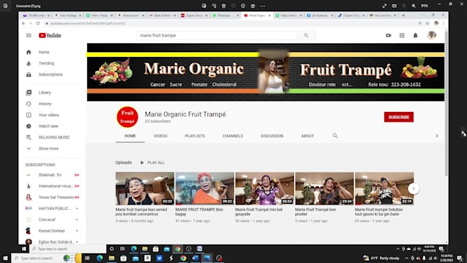Design your youtube channel in one day by Dendytrans | Fiverr