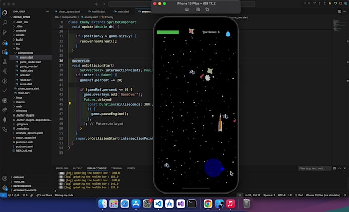 Create 2d game with flutter flame for android , ios by Suleymanbayramo | Fiverr
