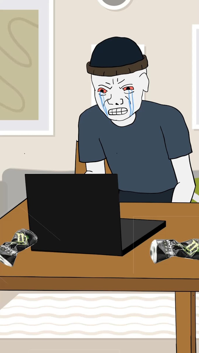 Create 2d ponke style animation for your meme cryto project by Gid_mona ...