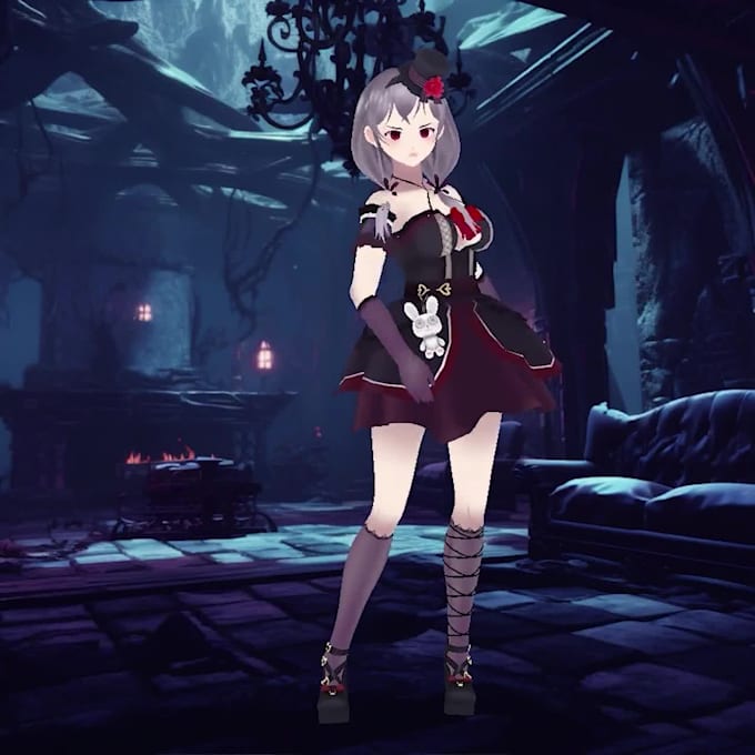 Create custom 3d vrchat avatar nsfw furry vrc vr character for pc and quest by Francis_virtual ...