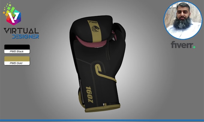 Create glove 3d animation photo realistic 3d glove design by ...
