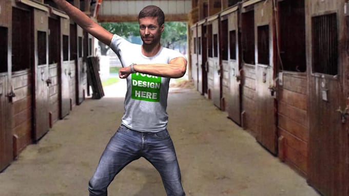 Create t shirt mockup video gangnam style by Techzz | Fiverr