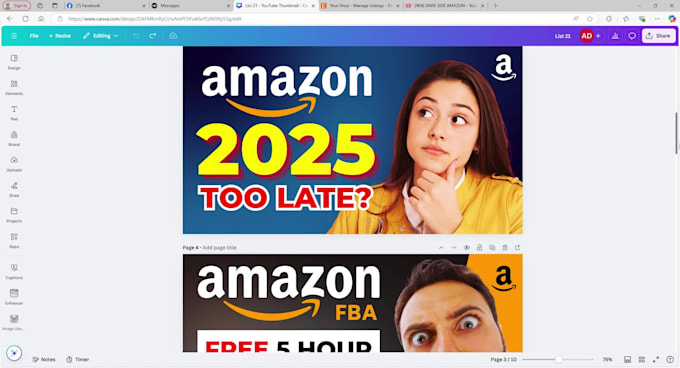 Sharing 10 youtube thumbnail canva customizable templates by ...