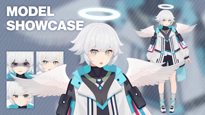 Draw and rig live2d vtuber model vtuber model live2d vtuber rigging ...