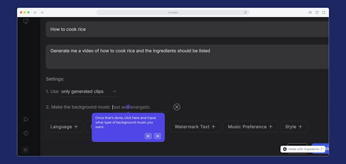 Create interactive product tours and video demos using supademo ...