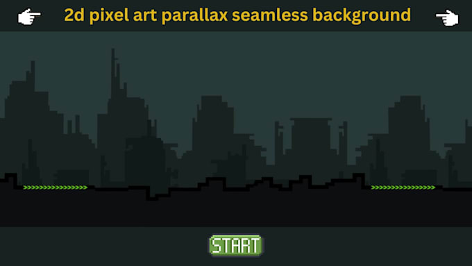Create 2d pixel art parallax seamless background by Enzzzo | Fiverr