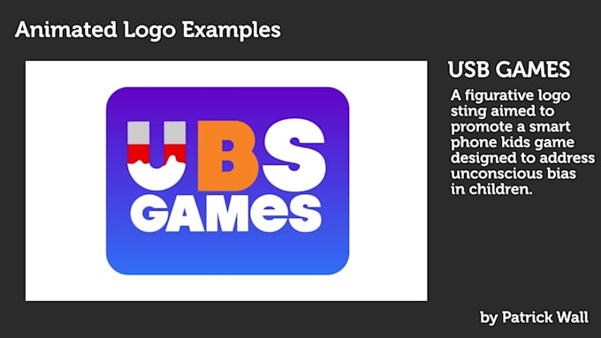 Animate your logo and bring your brand to life by Patrick_wall | Fiverr