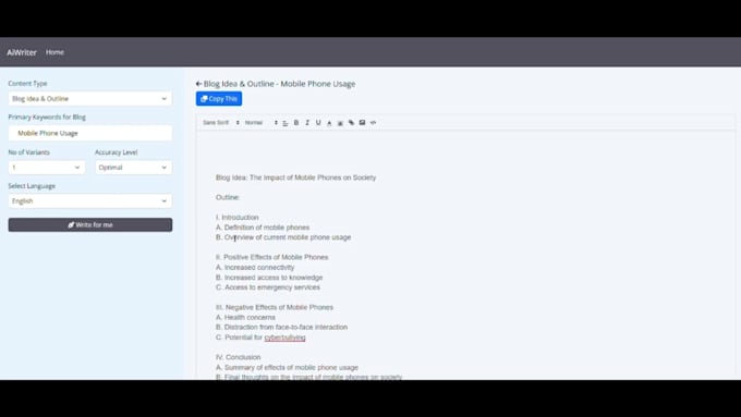 Build your own ai writing tool using chatgpt and gpt3 by Mahinmjm | Fiverr