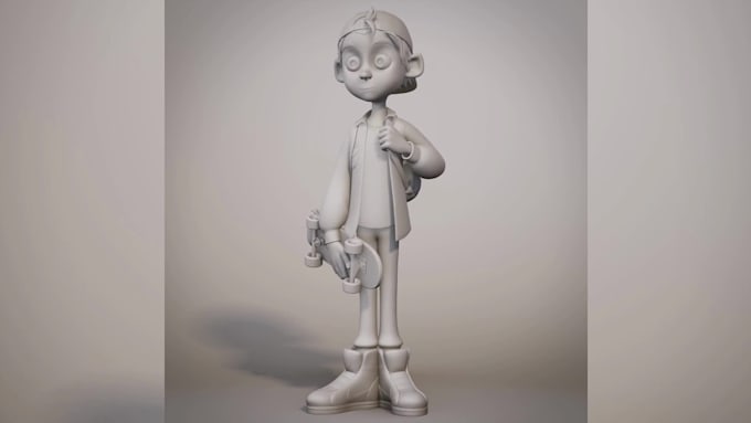 Do 3d cartoon character model, 3d character design, 3d game character ...