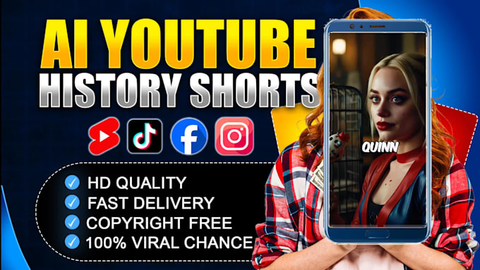 Create ai youtube history shorts, ai reels , ai history shorts by Malikasad898 | Fiverr