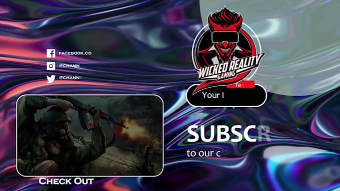 Do epic gaming youtube intro and outro logo animation by Ayamlki | Fiverr