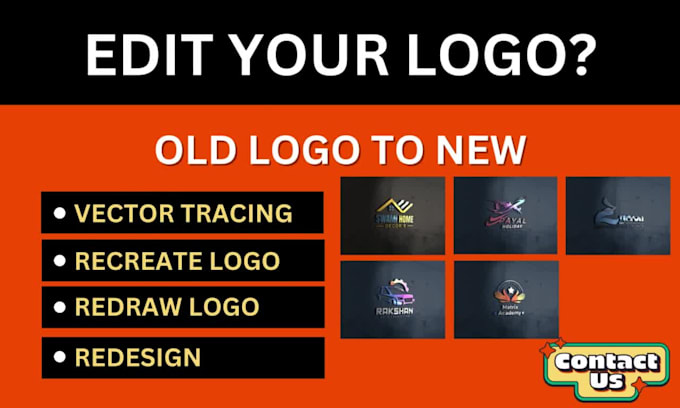 Fix, redesign, revamp, edit or modify your current logo by ...