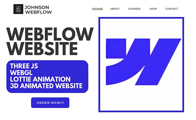 Do 3d webflow website lottie animation figma to website threejs webflow website by ...