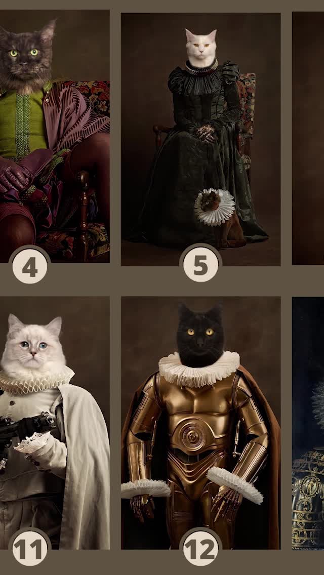 Create great historical dog, cat and human portraits by Berulf | Fiverr