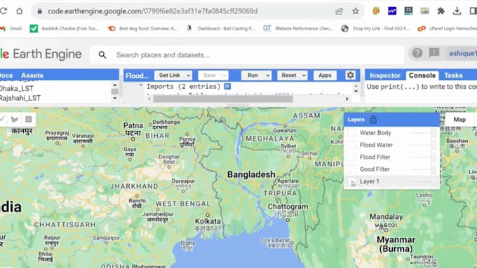 Extract data and visualize maps in google earth engine by ...