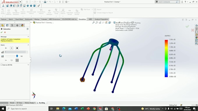 Do 3d cad animations and analysis using solidworks by Ihtshaam_zafar ...
