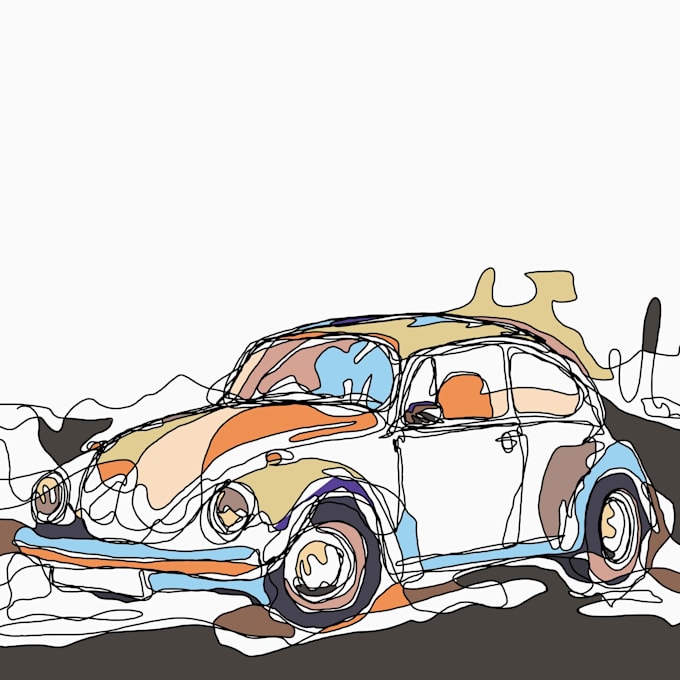 Draw you using only lines freehand by Harrisongichuki | Fiverr