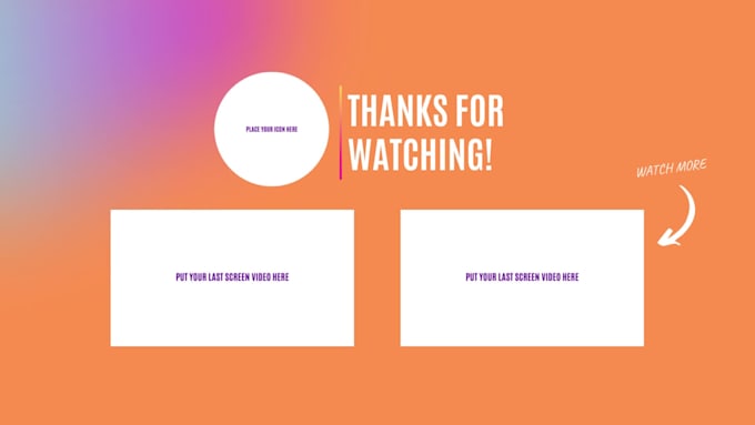 We can outro for your youtube, instagram etc vlog videos by Emrestudy ...