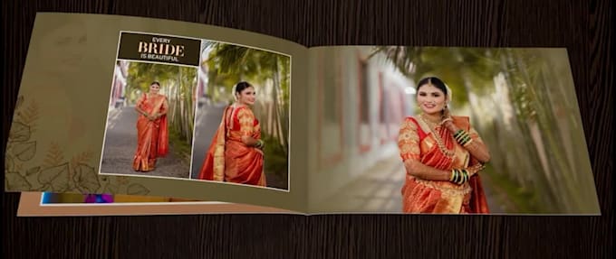 Do wedding unique album design, photo album design by Sonu_vfx | Fiverr