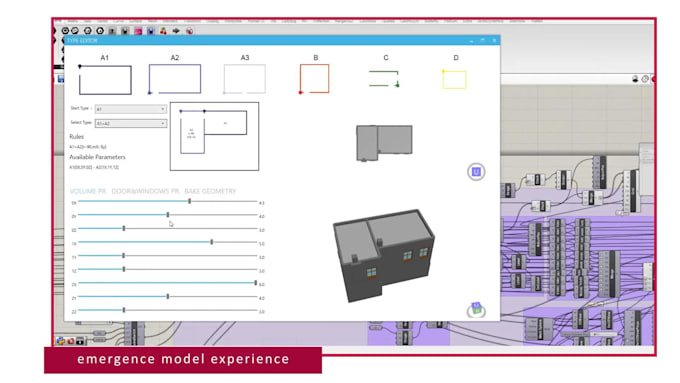 Create complex parametric and computational model grasshopper by Virtualogie | Fiverr