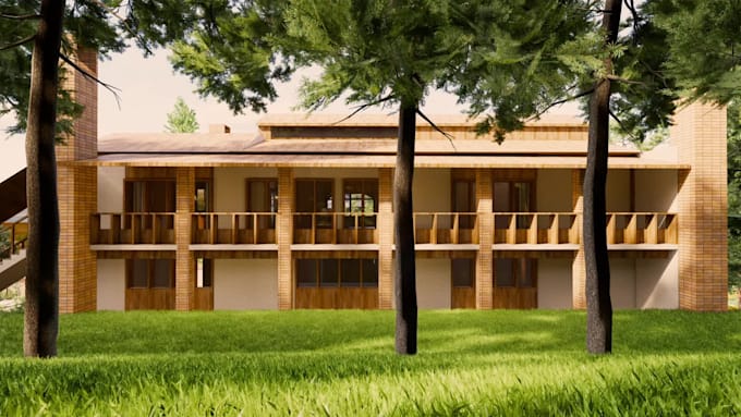 Make awesome architecture 3d renderings of exterior by Architect_rohma ...