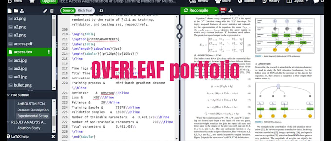 Transform your documents from ms word to latex using overleaf by ...