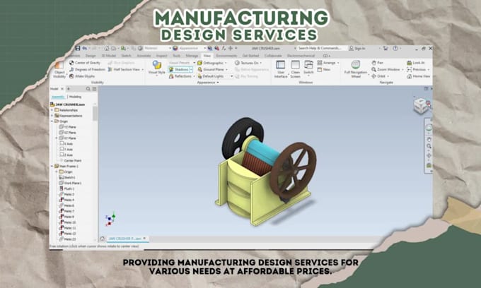 Provide 3d and 2d cad design services in autodesk inventor by Desain_cad | Fiverr