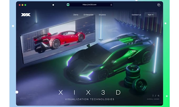 Do 3d interactive website, website animation, opengl threejs, web3 game website by ...