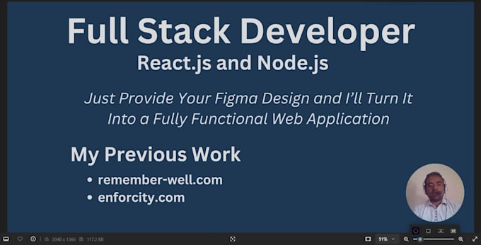 Do full stack development with react and node by Mdkprogrammer | Fiverr