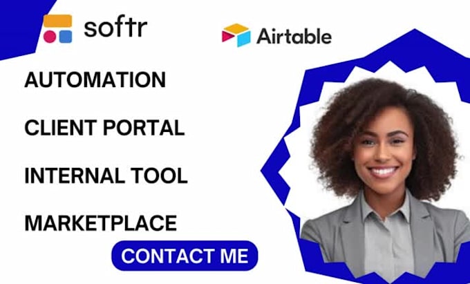 Airtable softr website airtable automation client portal airtable database by Annabel_nocode ...